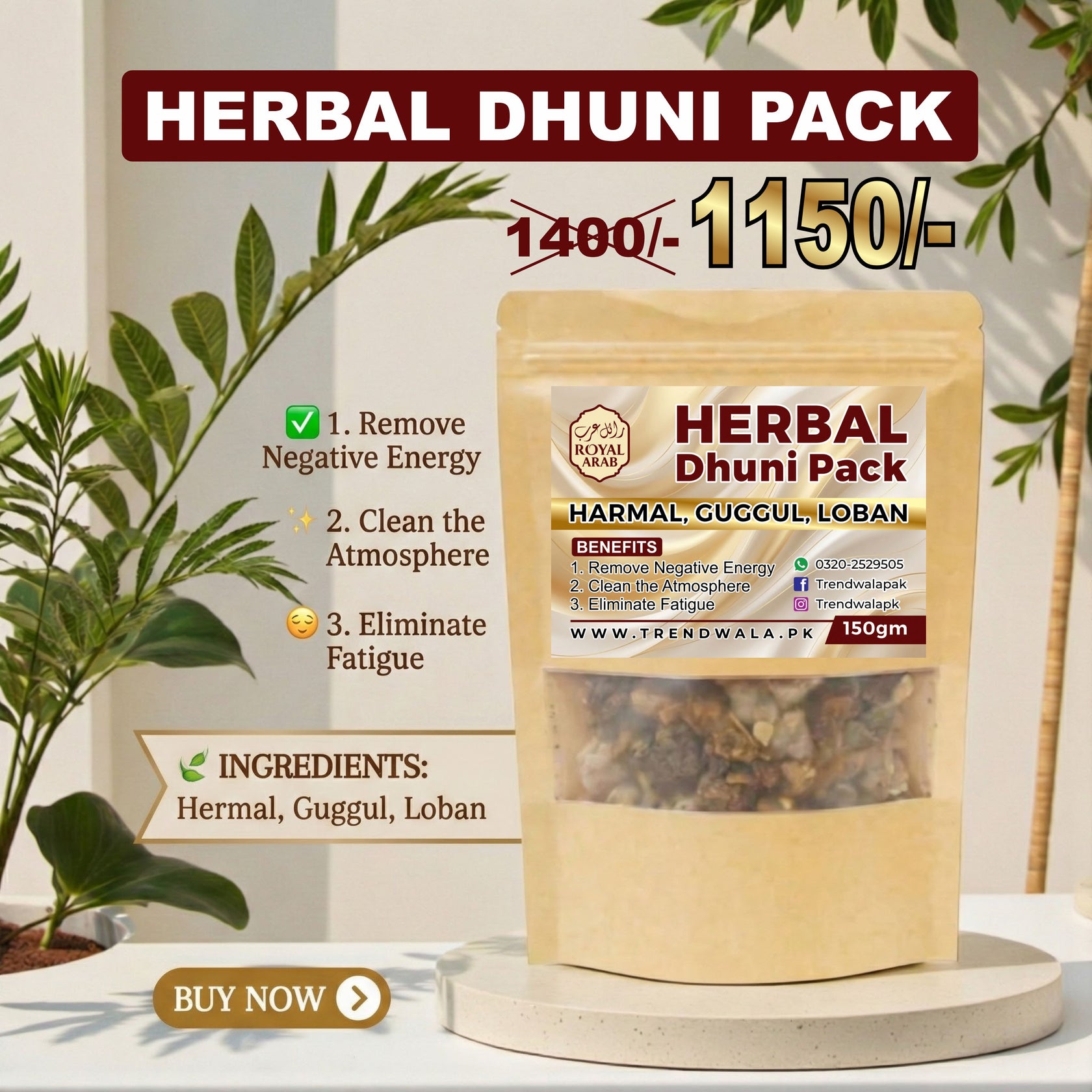 Herbal Dhuni Pack – Trendwala
